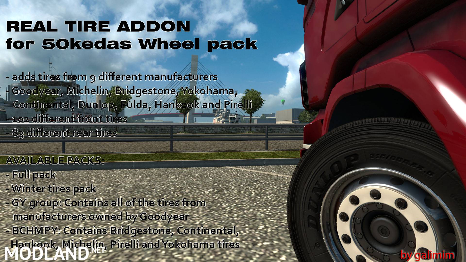 Real Tires Mod [REL] V5.7 - ETS 2